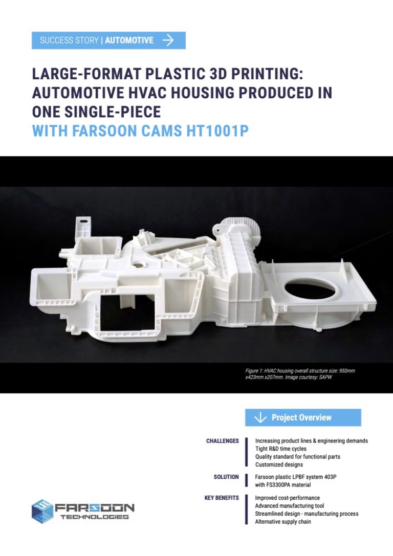 Farsoons's 3D Materials | 3D Applications | NovaStar