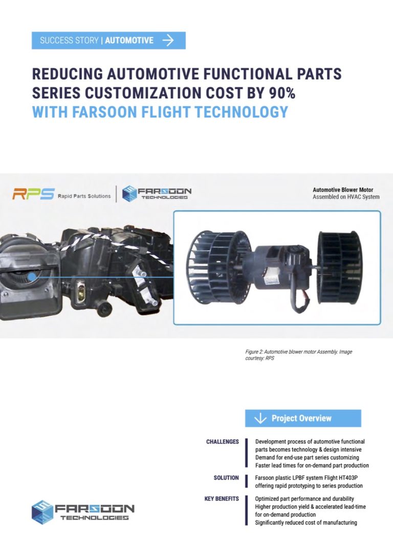 Farsoons's 3D Materials | 3D Applications | NovaStar